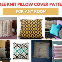 13 Free Knit Pillow Cover Patterns For Any Room - The Knit Crew