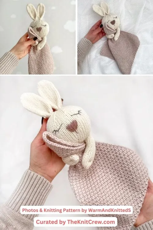 15 Cutest Animal Loveys Patterns You Can Knit This Year - The Knit Crew