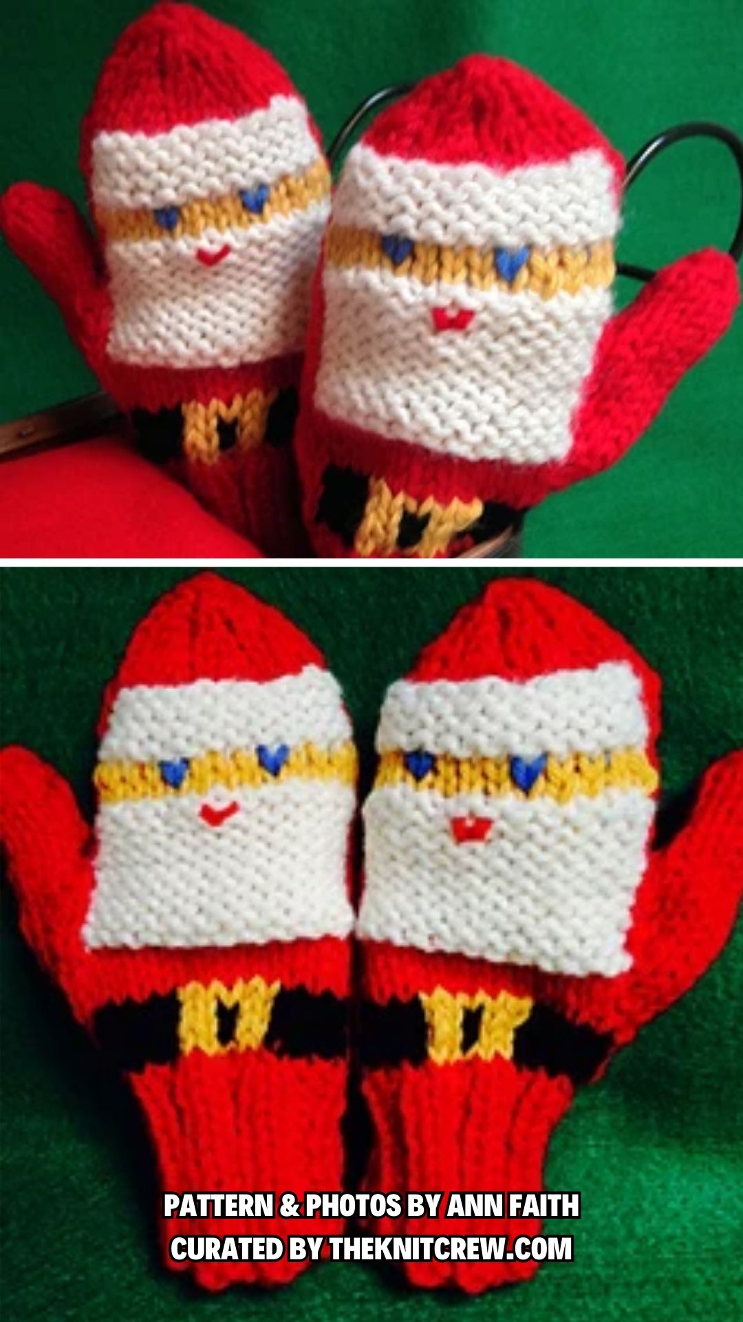 12 Free Knitting Patterns for Santa Claus Themed Goodies For Christmas - The Knit Crew