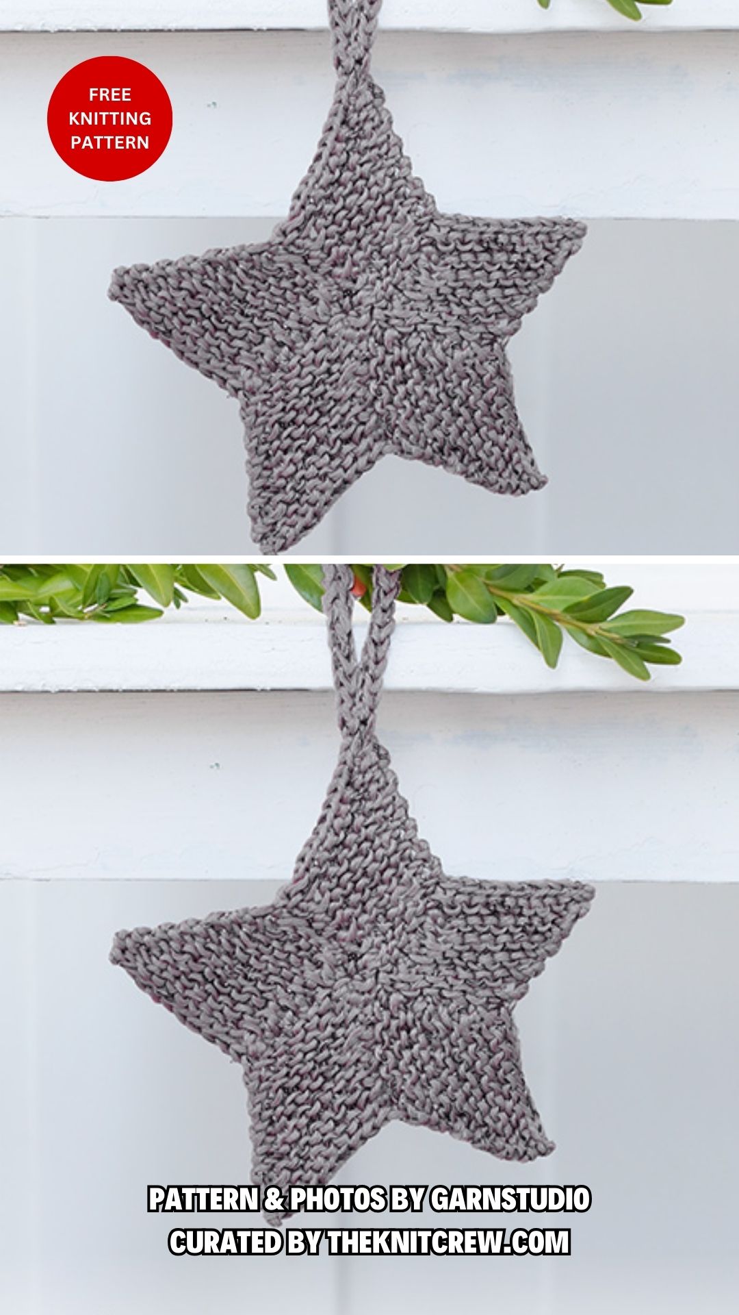 13 Free Knitting Star Decoration Patterns For Christmas - The Knit Crew