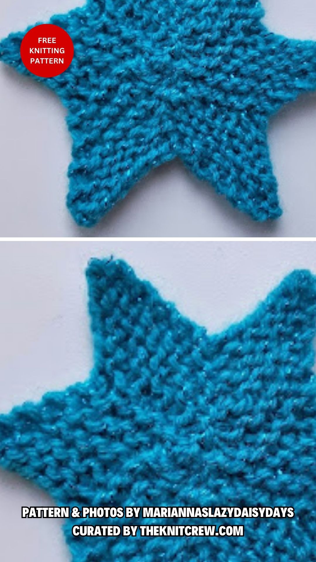 13 Free Knitting Star Decoration Patterns For Christmas - The Knit Crew